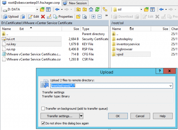 vCSA (vCenter Server Appliance) – Part 4 – Deploy CA-signed ...
